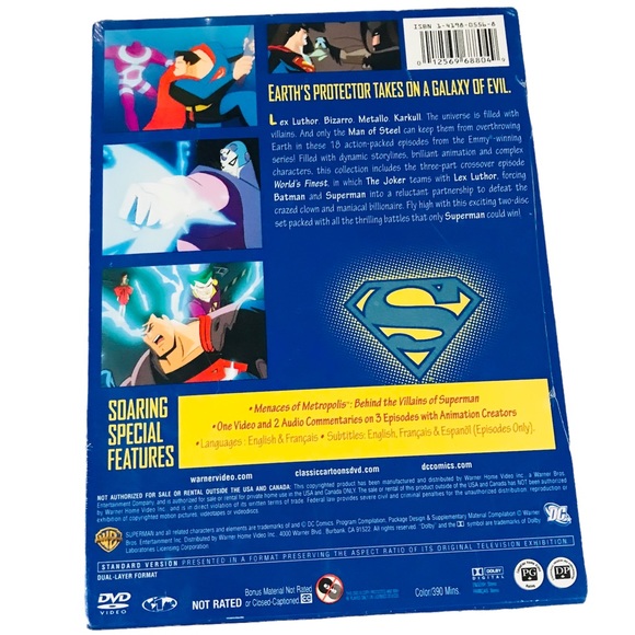 Warner Bros. | Media | New Superman The Animated Series Volume 2 Dc ...